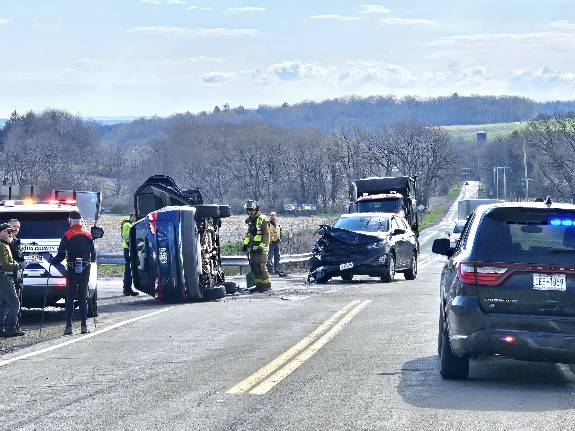 Minor injury reported in rollover accident | News, Sports, Jobs - Observer Today